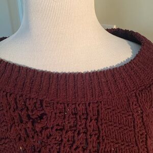 Express | Sweaters | Vintage Express Plum Purple Chenille Sweater ...